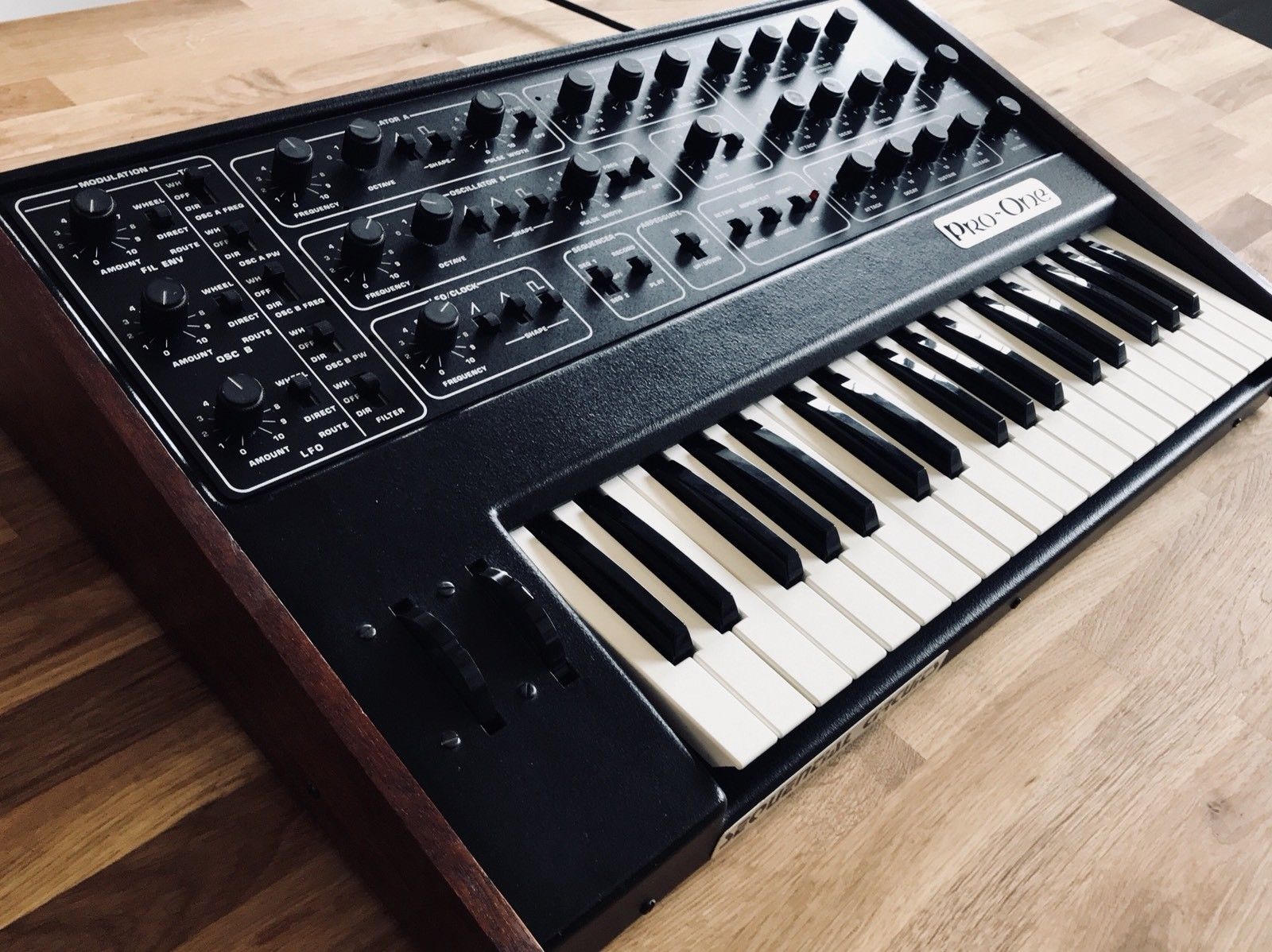 MATRIXSYNTH: Sequential Circuits Pro One Analogue Synthesizer SN 5335
