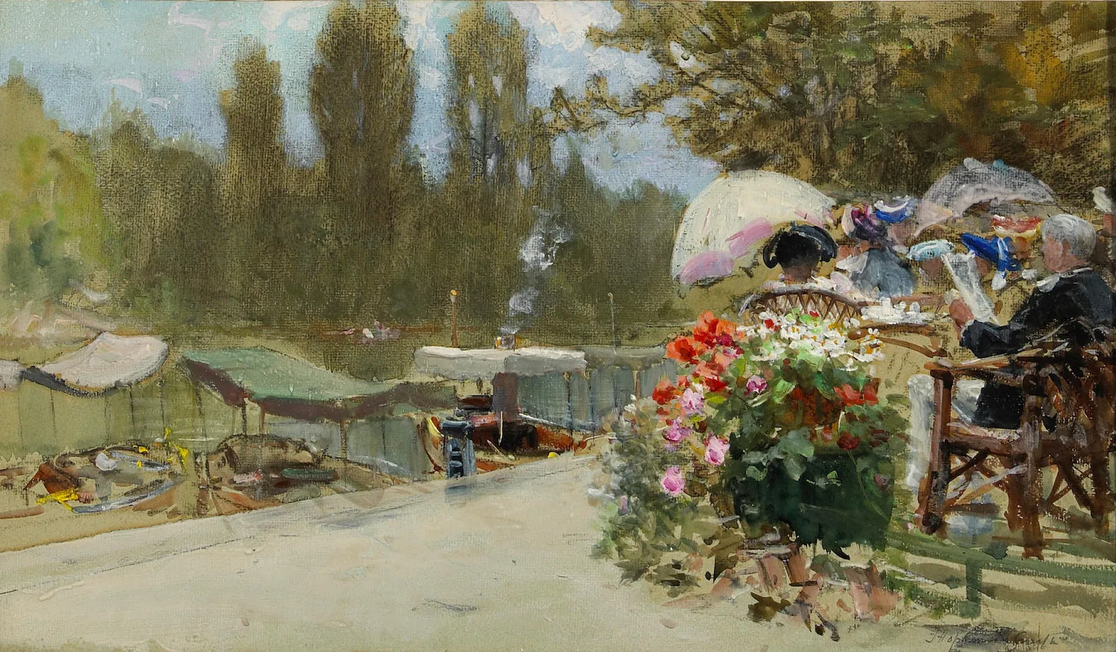 F. Hopkinson Smith (1838-1915) Landscape / Genre painter | Tutt'Art ...