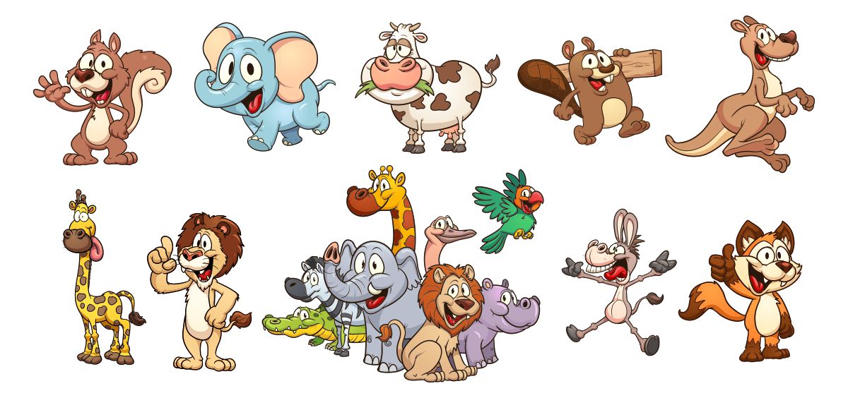 Download Koleksi Karakter Hewan Vector - IDN GRAFIS