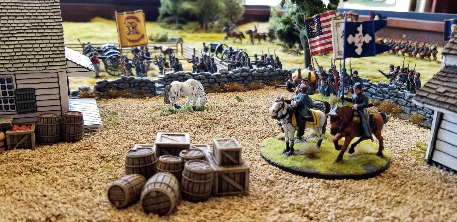 Jay's Wargaming Madness: ACW Battle Report - Farm Defence