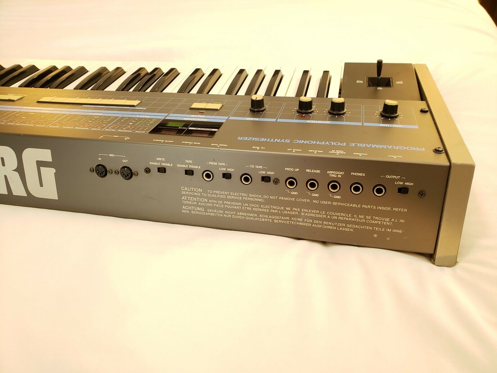 MATRIXSYNTH: Korg Poly 61M Vintage Analog Synth with MIDI SN 001636