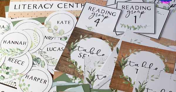 MODERN FARMHOUSE CLASSROOM DECOR TO ADORE | you clever monkey