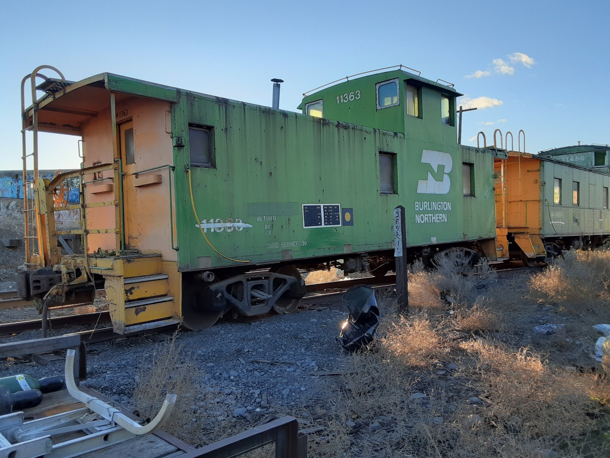 Big Bend Railroad History: Monte Holm's Cabooses Leave Moses Lake