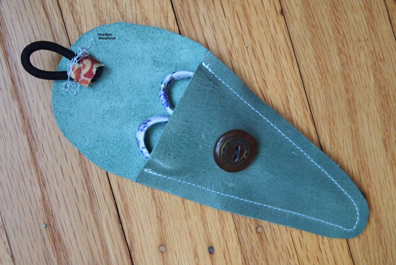 Wool love-functional fiber art: Small Leather Items- Two Quick Sewing ...