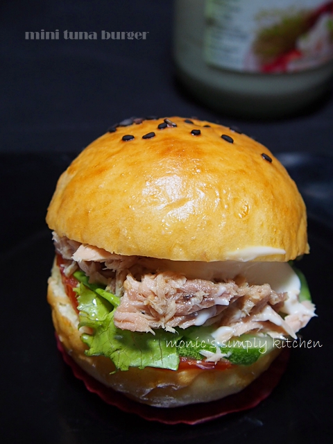 Mini Tuna Burger - Monic's Simply Kitchen