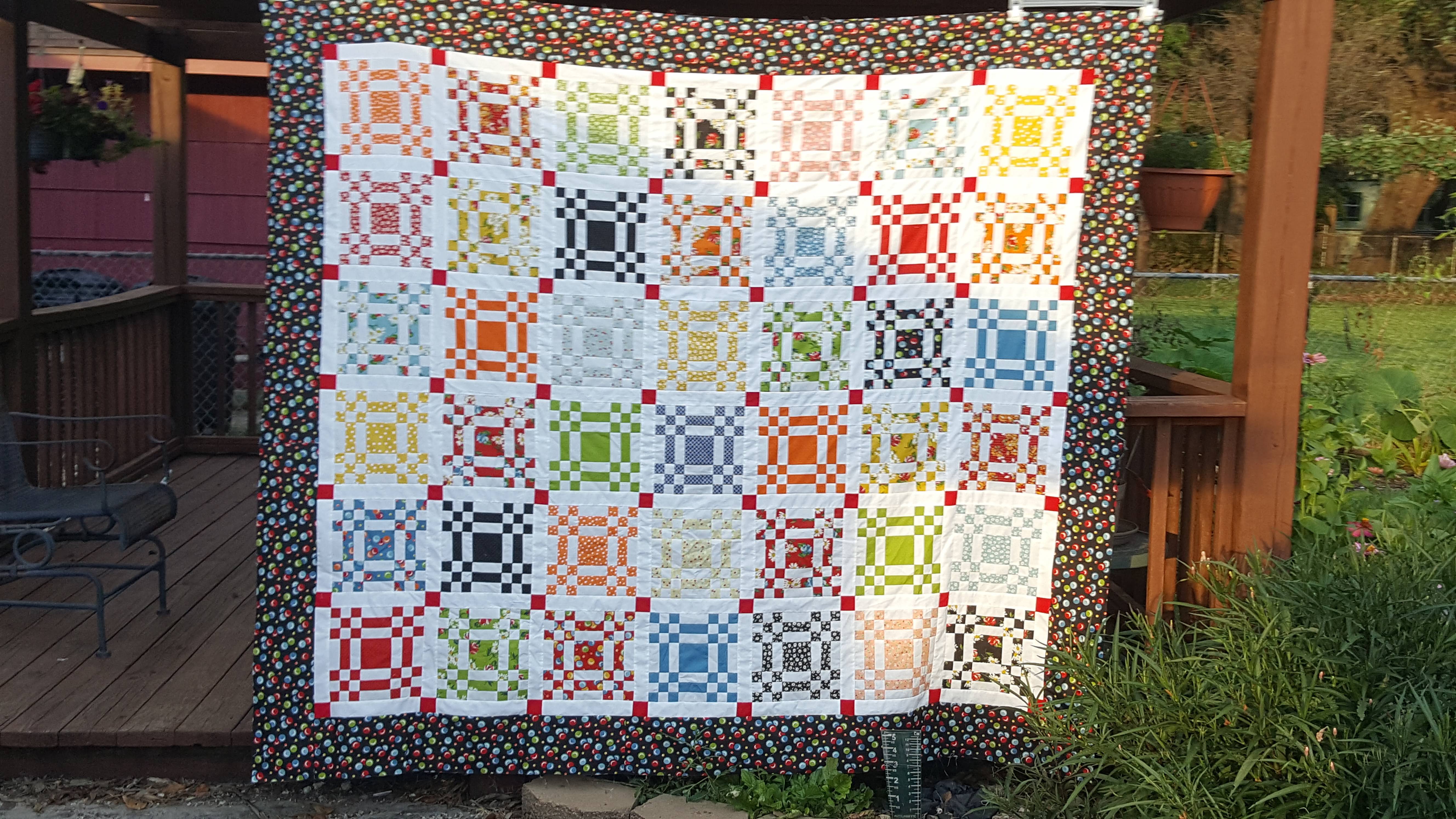 Quarter-Inch Capers: Nine Patch Square Dance