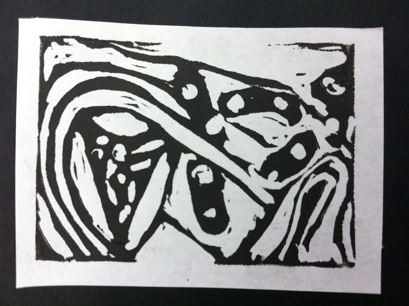 Mrs. Wille's Art Room: Relief Printmaking - Abstract Design