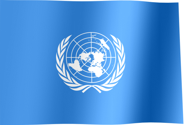 Flag of the United Nations (GIF) - All Waving Flags