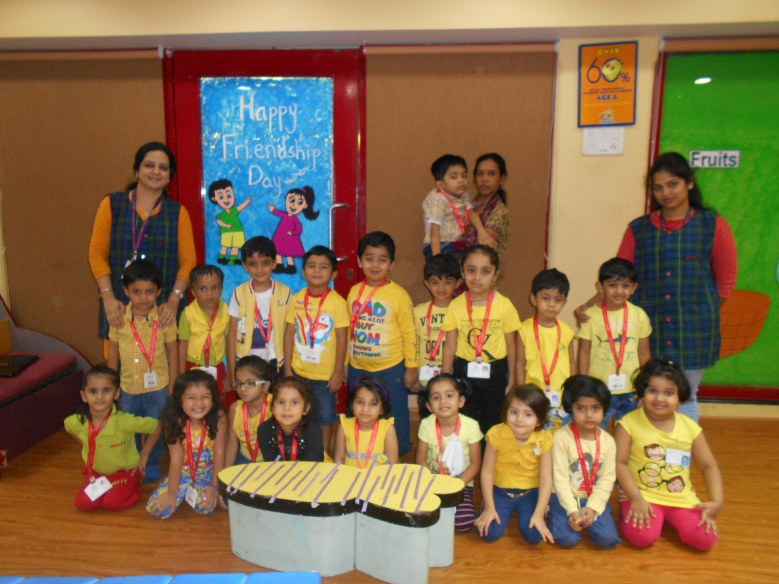 On the top of the World...: Friendship Day Celebration by Pre - primary ...