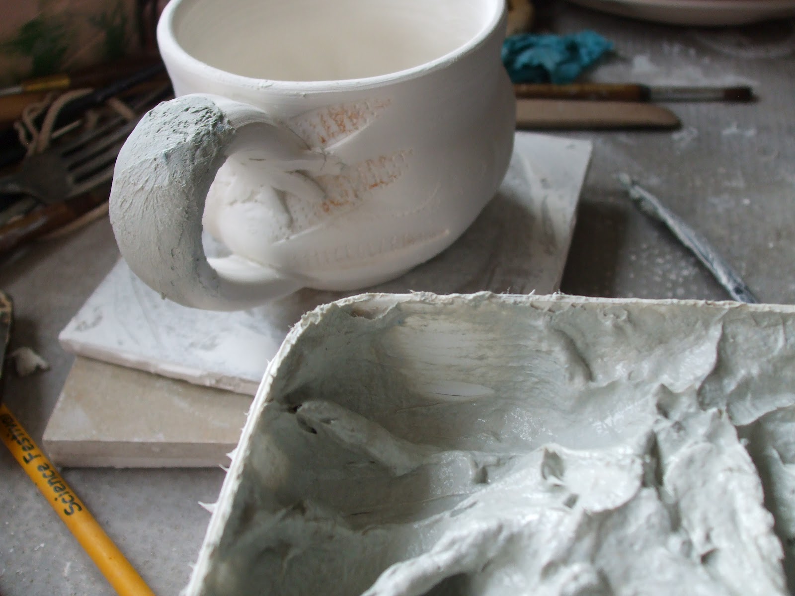 Ozone Louise Ceramics: Paper Clay Patches