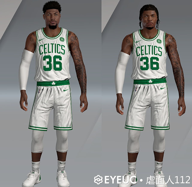Marcus Smart Cyberface, Hair And Body Model By Face abuser [FOR 2K20]