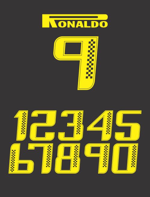 Inter 2019-20 Pirelli 3rd kit font