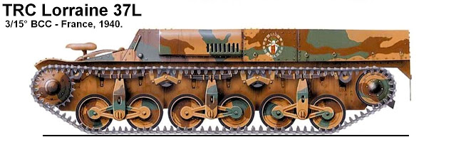 TANKS RARITIES: Lorraine 37L como soporte de artillería autopropulsada II