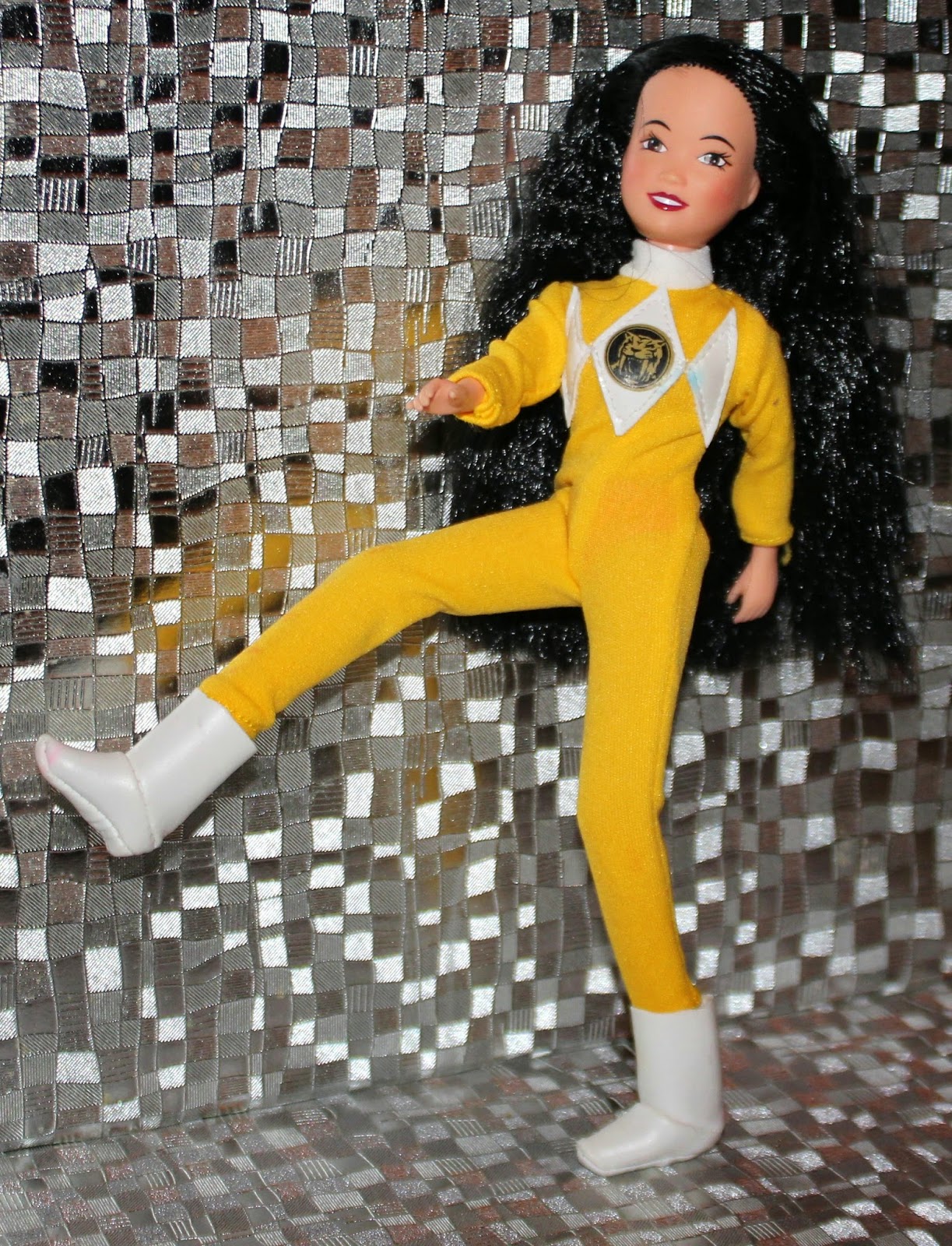 PLANET OF THE DOLLS: Doll-A-Day 306: Trini Yellow Ranger Doll
