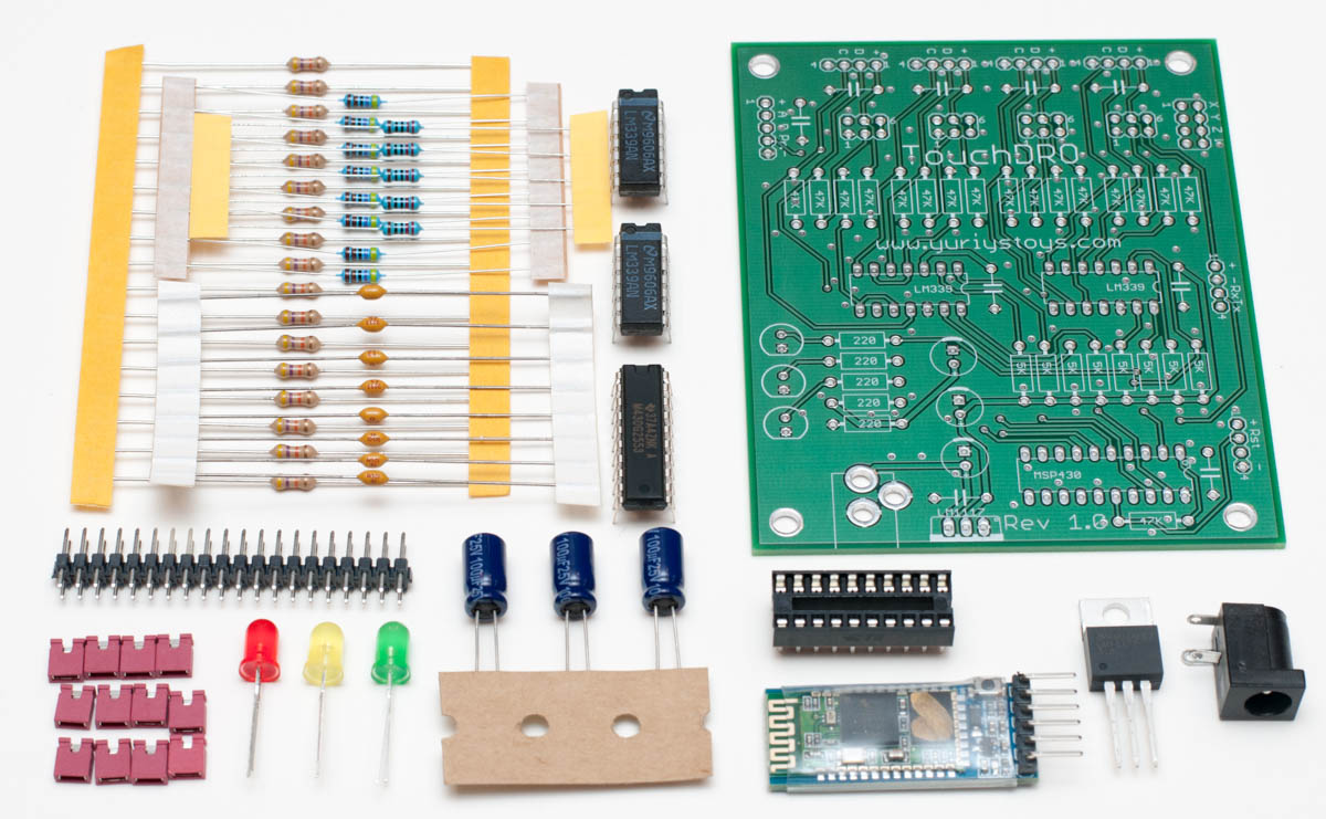 Do-it-yourself DRO Mixed Scale Controller Kit | Yuriy's Toys