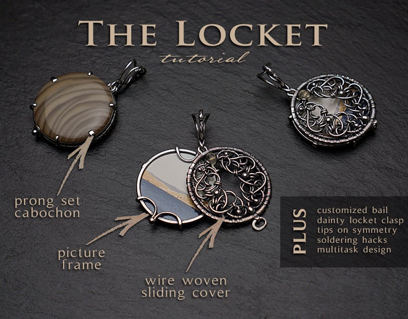 Gorgeous Wire Work and Metal Work Jewelry Tutorials by IzaMalczyk / The ...