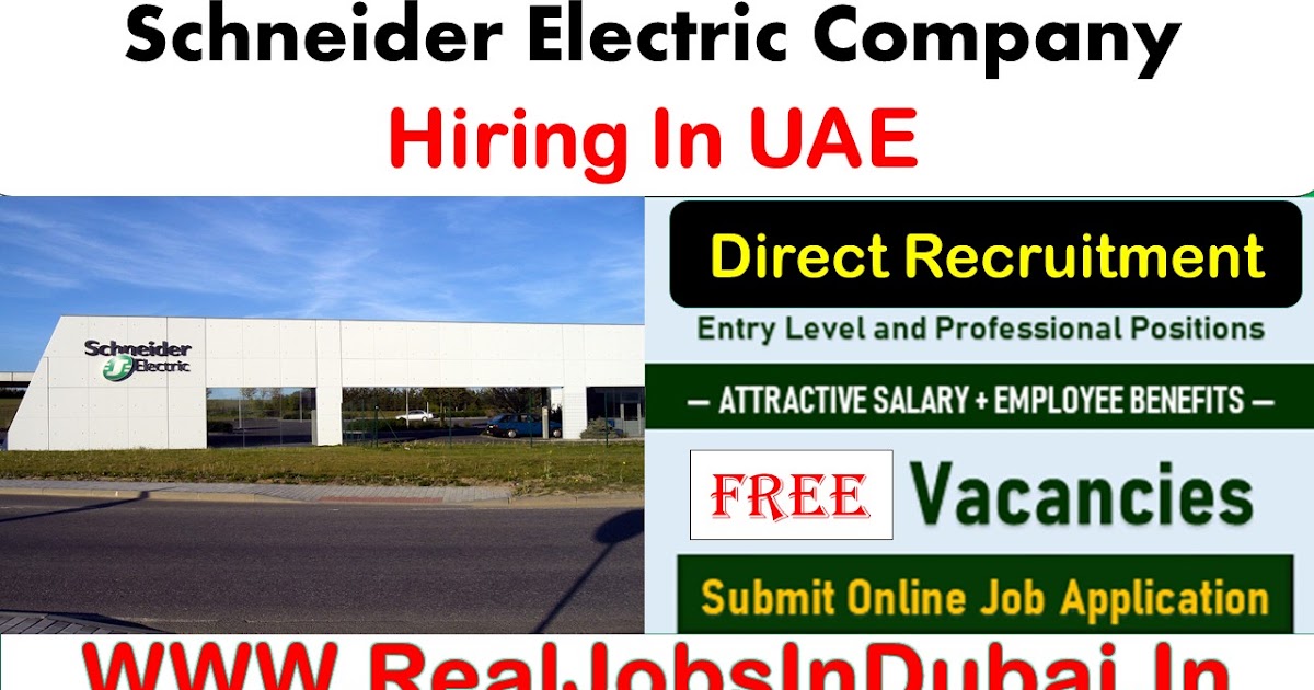 Jobs In UAE Government | Work In UAE Visa | Schneider Electric Careers