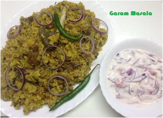 Garam Masala: Erachi Choru / Irachi Choru / Meat Rice