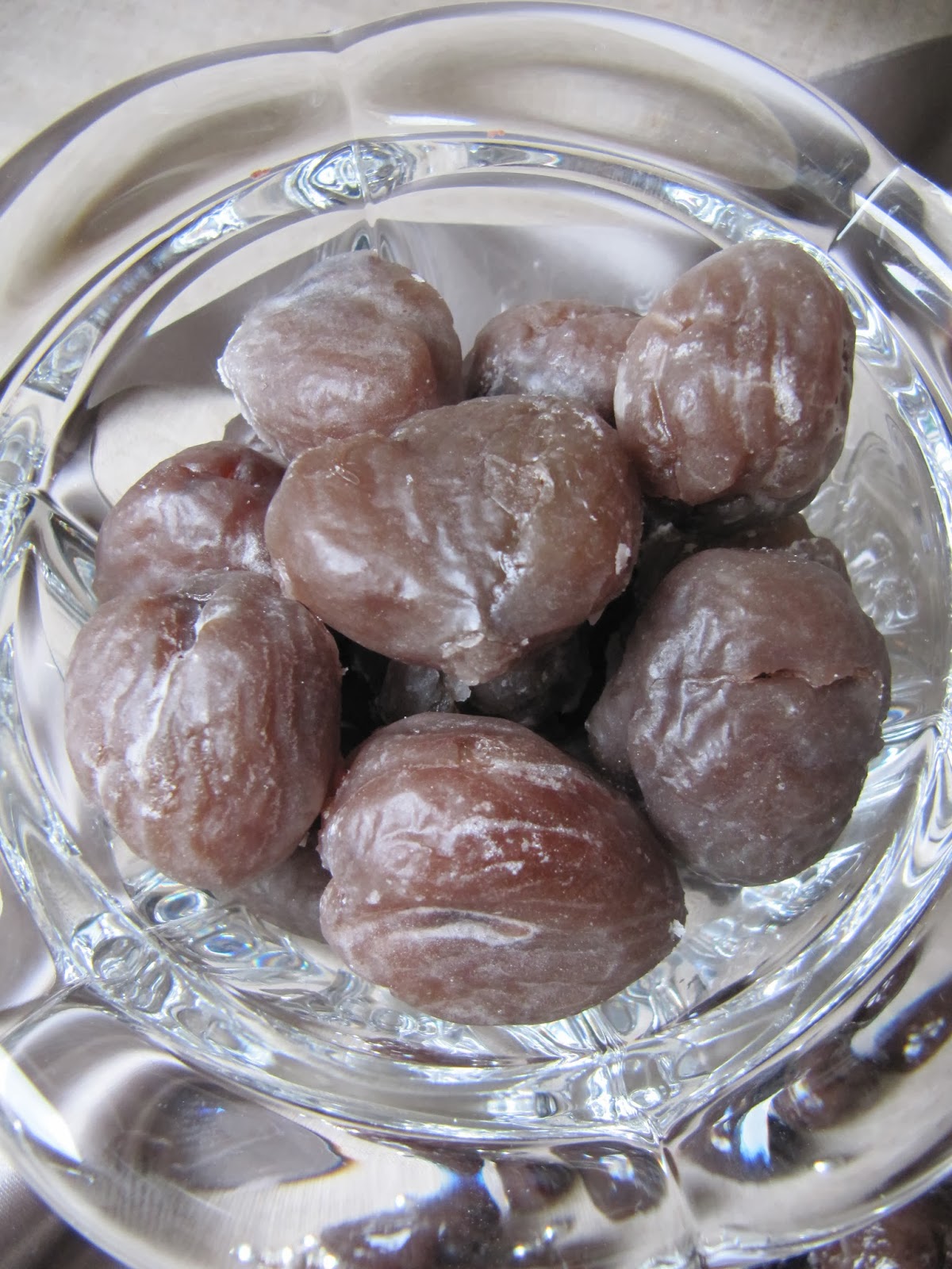 La cuisine d'ici et d'ISCA: Marrons glacés