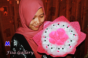 Bunga Buket Flanel Hello Kitty | Jual Bunga Murah Jambi