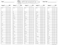 HFW Word List and Assessment Freebie | Teacher's Take-Out