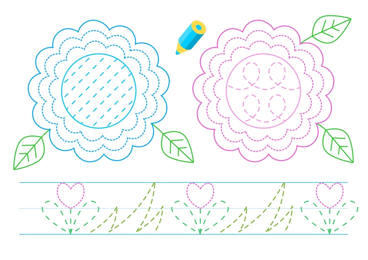 Fichas de motricidad fina para preescolar | Mundo de Rukkia