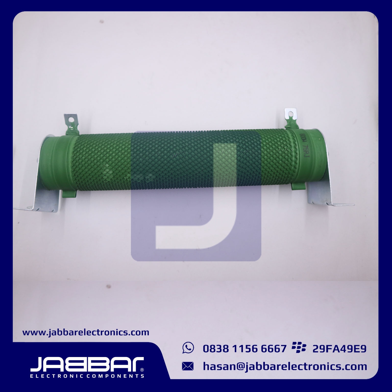 JUAL RESISTOR BAMBOO 800W 75Ohm ~ Jual Komponen Elektronika