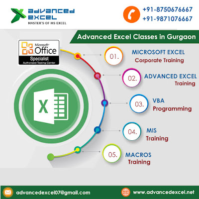 Advanced Excel, VBA Macros, MIS Training in Gurgaon, Delhi NCR ...