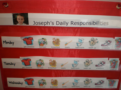 NJ Crafty Momma: Daily Responsibility Charts - Make Mornings Easier