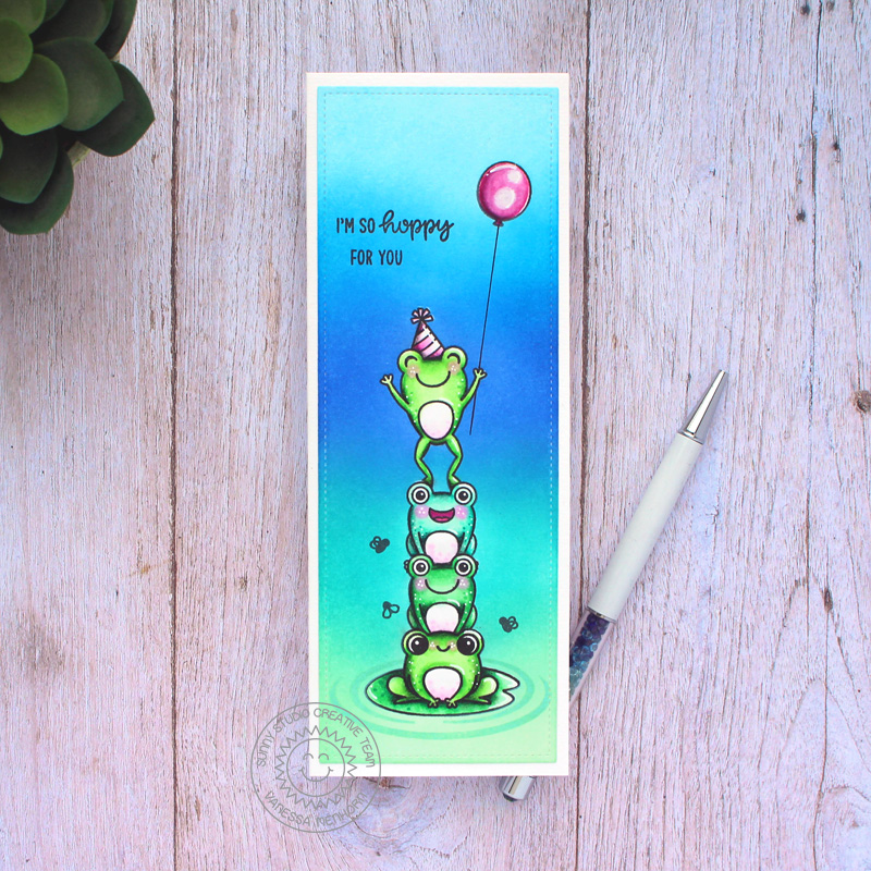 Sunny Studio: Feeling Froggy Cards with Anja and Vanessa