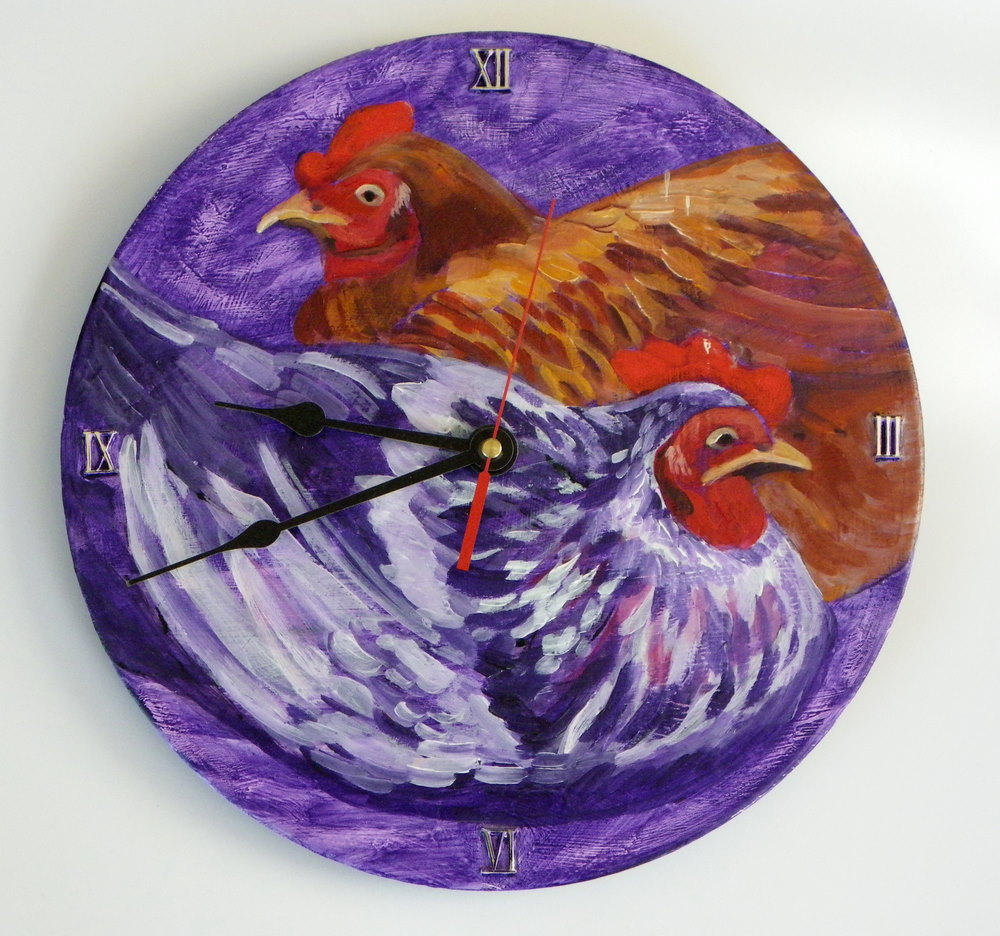 The Story of a Southern Overberg Farm: chicken clocks