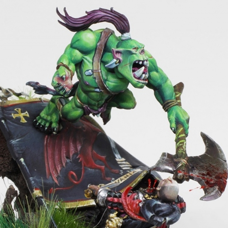 Toys Toys & Games Role Playing Miniatures Orc boss miniature Ork ...