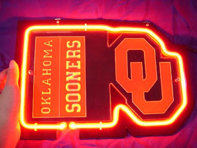 Wiki Neon Sign Blog: NCAA UNIVERSITY OKLAHOMA SOONERS BEER BAR NEON ...