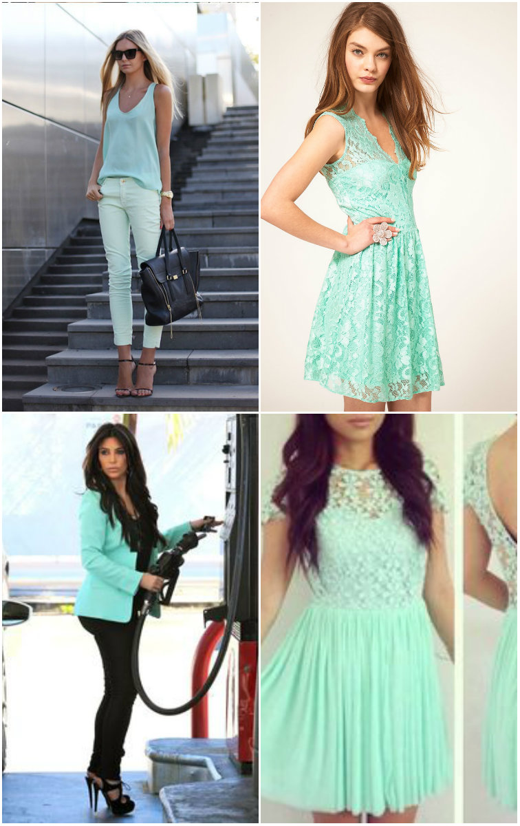 Rafaela Oliveira: Looks: Verde-água