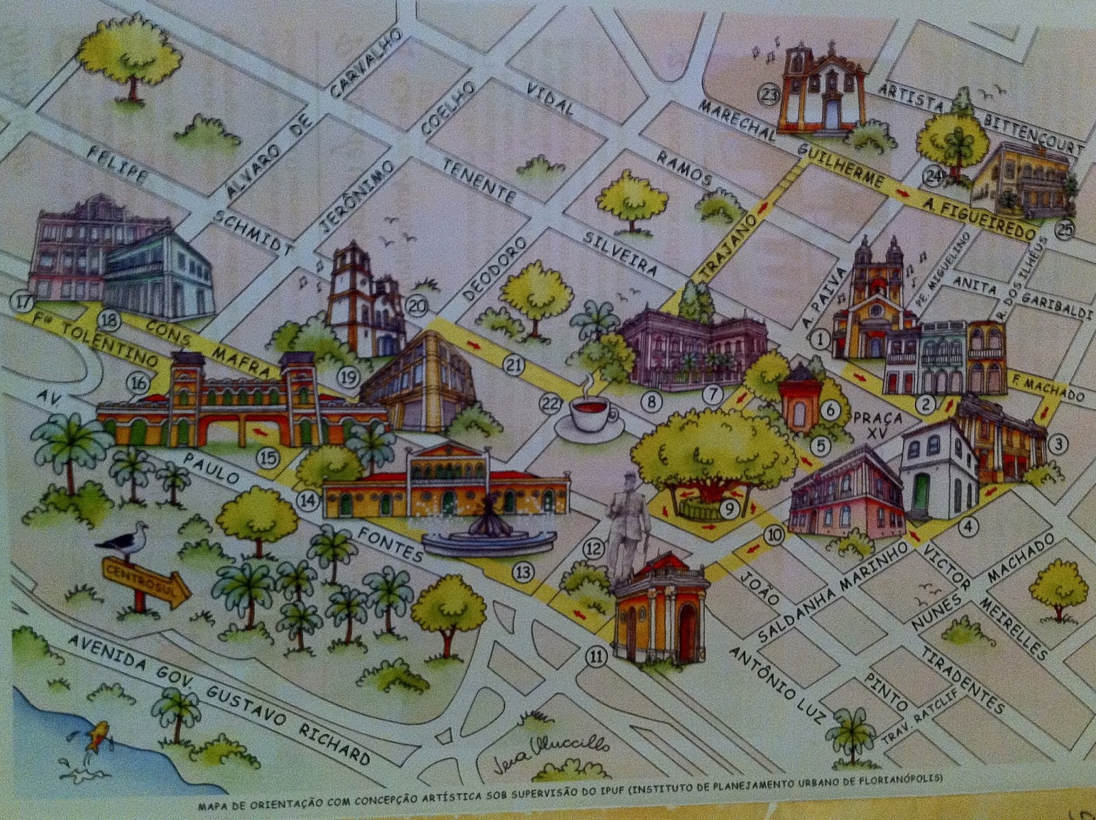 Não importa onde estamos nossa mente é nosso lar: MAPA - CENTRO ANTIGO