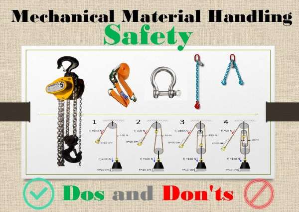 Mechanical Material Handling Safety Dos and Don’ts - HSE and Fire ...