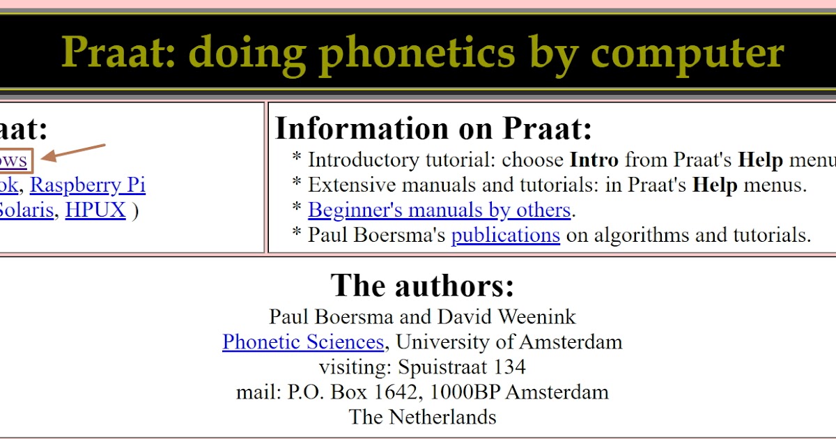 小狐狸事務所: Praat 語音分析筆記 (一) : 簡介與軟體下載