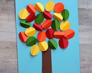 Paper art|Tree Art|Art and Craft|Art for Kids - Alive Through Art