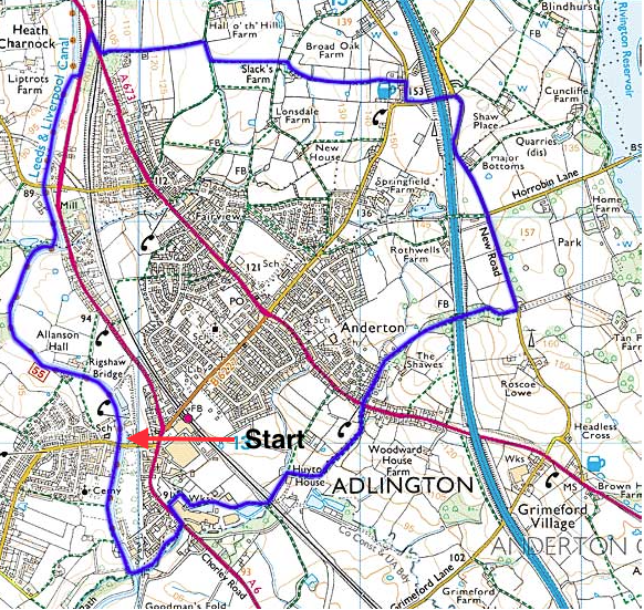 A Blog on the Landscape!: The Adlington circular. A short walk when ...