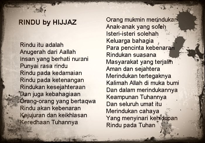 Kesungguhan Cinta: Rindu Adalah