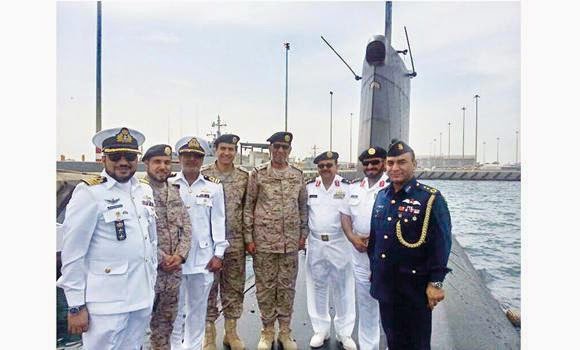 DefendersPakistan: Pak Navy Submarine Joins Naval Drills in Jubail