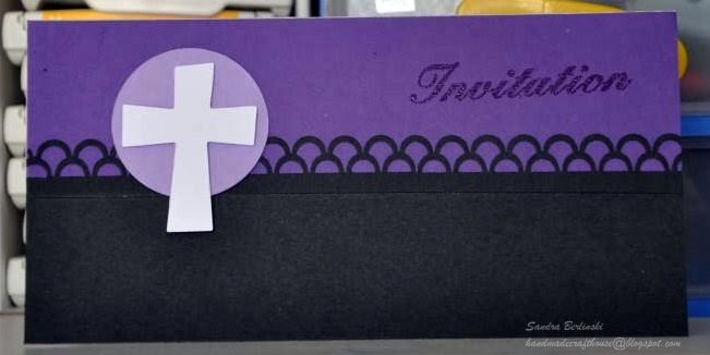Sandra's Handmade Craft's: Confirmation Invitations