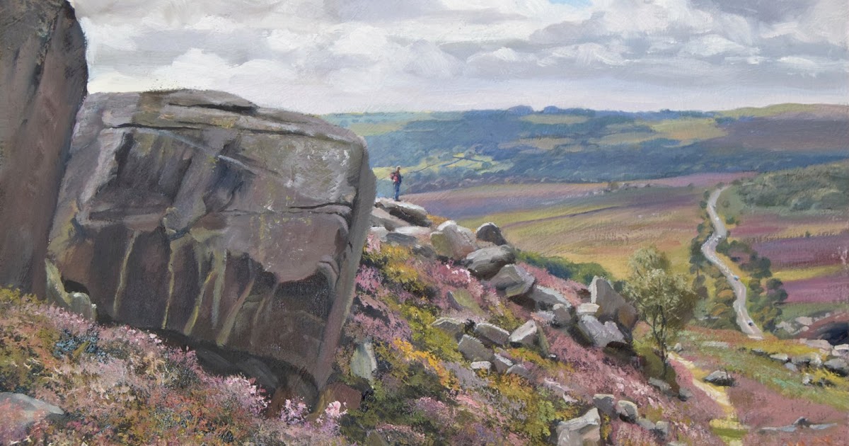 Peter Barker's Palette: Rock Formations and Millstones, Burbage South