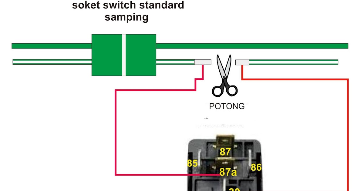 Pasang Relay Pada Kabel Switch Standar Samping Untuk Cut Engine ...