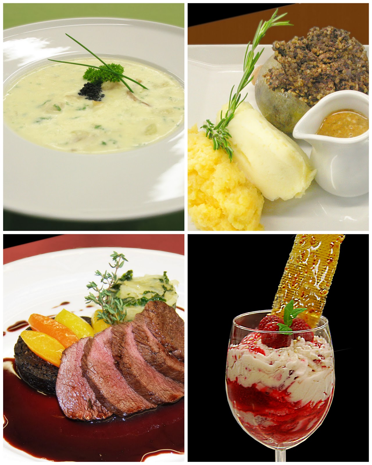 Ecuisine - The Back Kitchen: The Scottish Menu illustrated