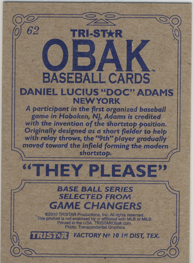 Baseball Card Blog: 2010 Tri-Star OBAK - Hot Box (1/3)