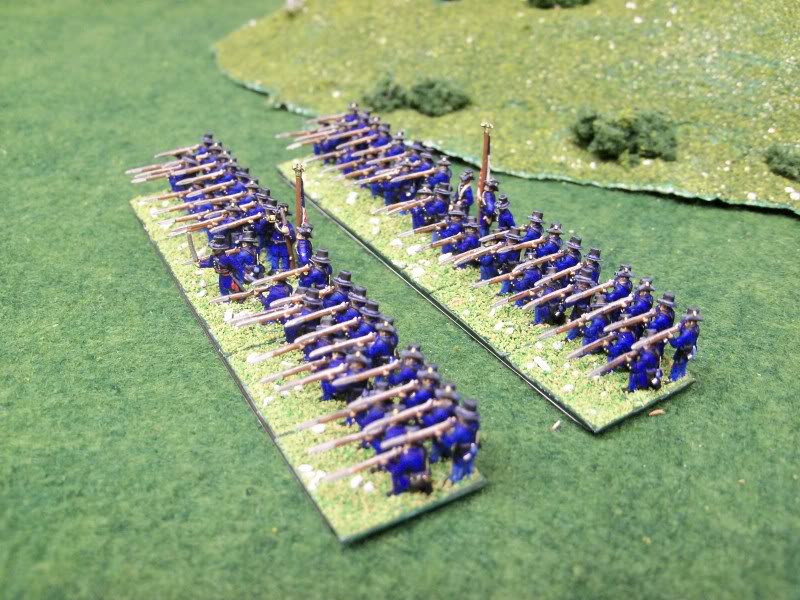 Adventures In Miniature Gaming: GHQ Painted Iron Brigade Regiments