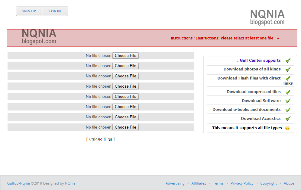 Best Blogger Upload Template 2019