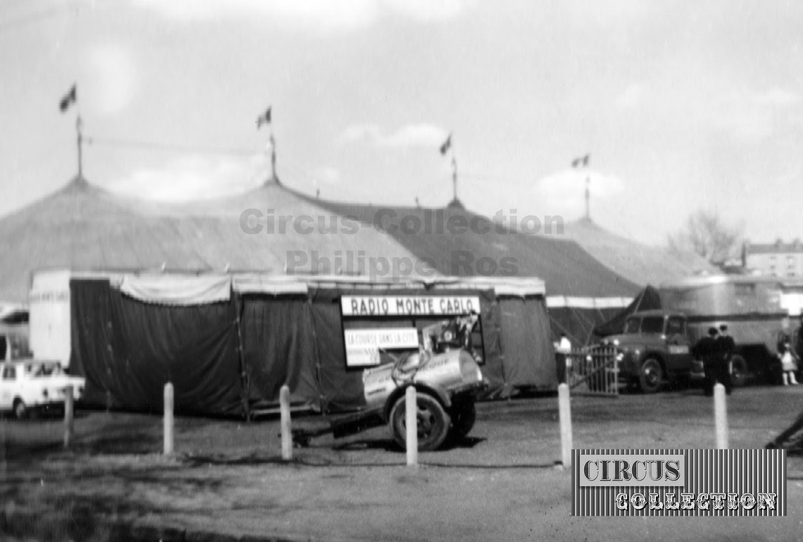Circus -Collection: Grand Cirque de France 1965, convois, montage et ...