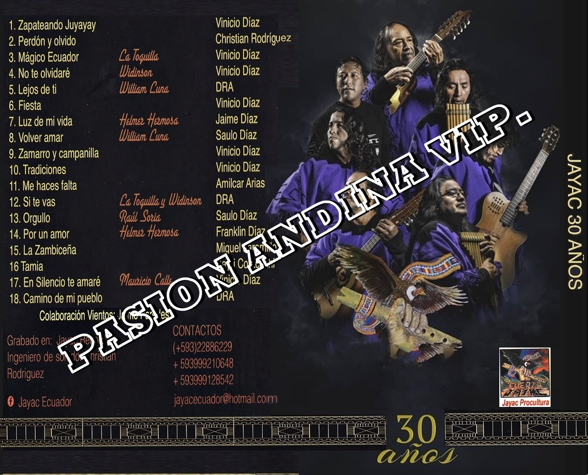 PASION ANDINA VIP. : JAYAC 2019 - 30 años Wav. ECUADOR